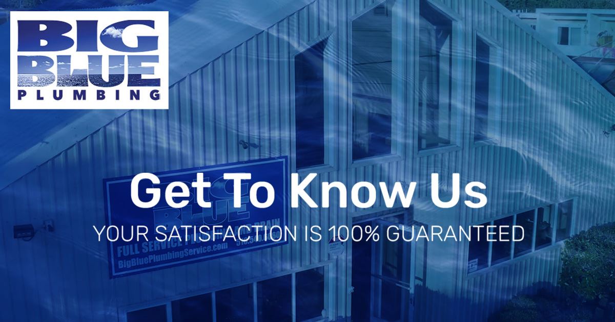 Oakland Plumbing Services | Big Blue Plumbing